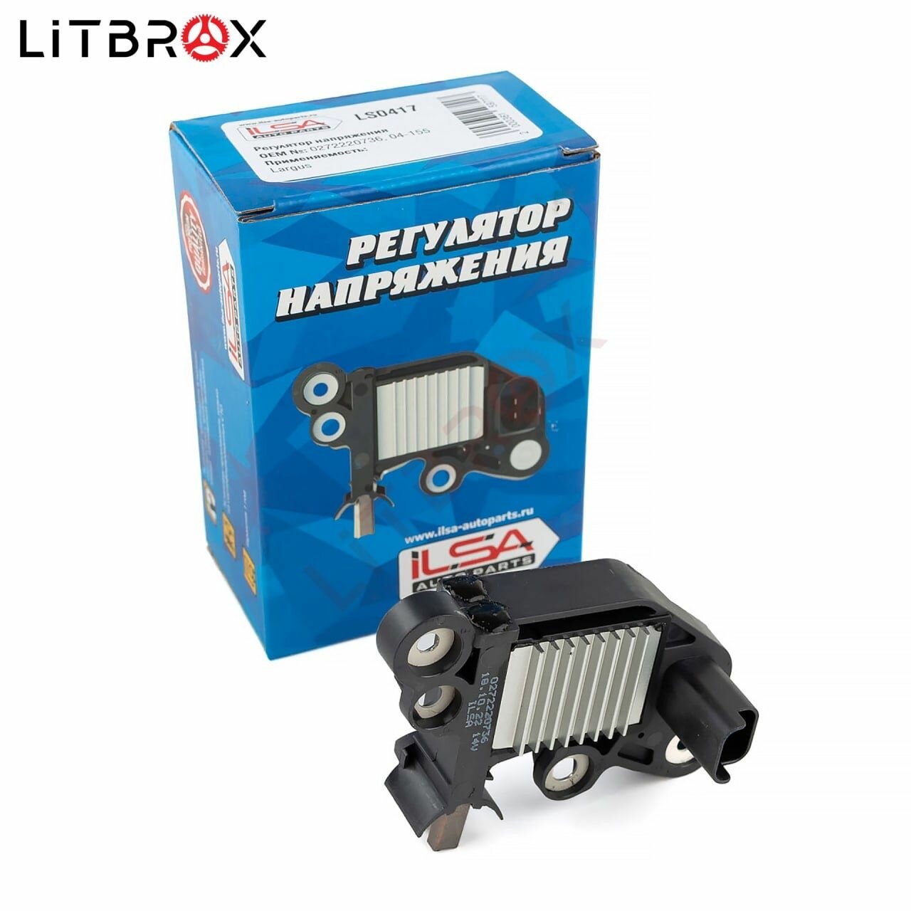 Регулятор напряжения генератора (тип Bosch) ILSA ВАЗ LADA Largus(12-), Renault Logan (04-) 1.4i; 1.6i LS0417 0272220736