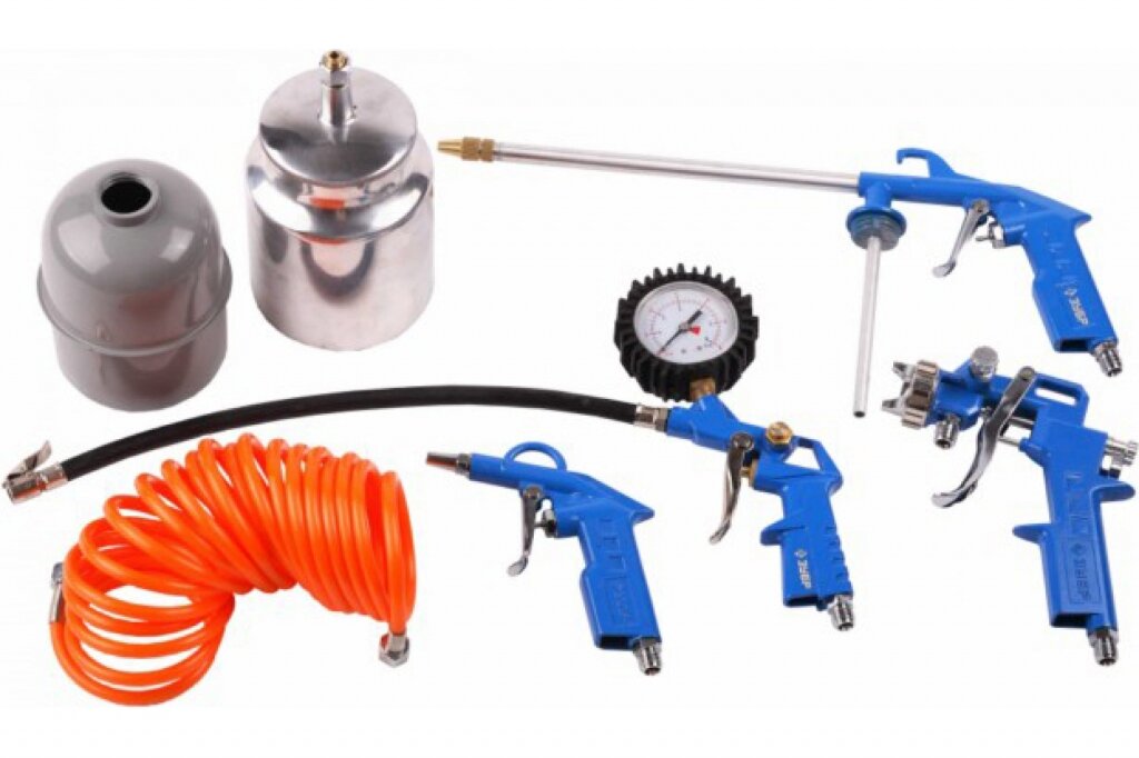 Набор пневмоинструмента ЗУБР MS-5G универсальный, 5 предм. арт. 06459-H5_z01