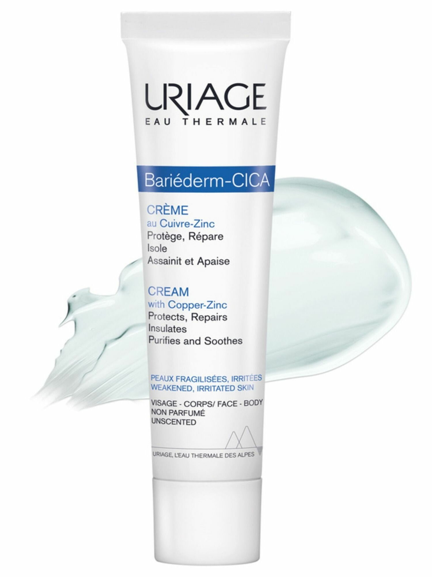 Урьяж Барьедерм Цика-Крем восстанавливающий с Cu-Zn, 100 мл