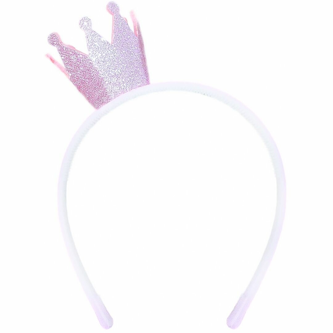 Карнавальный ободок Волна веселья Корона для принцессы, цвет розовый