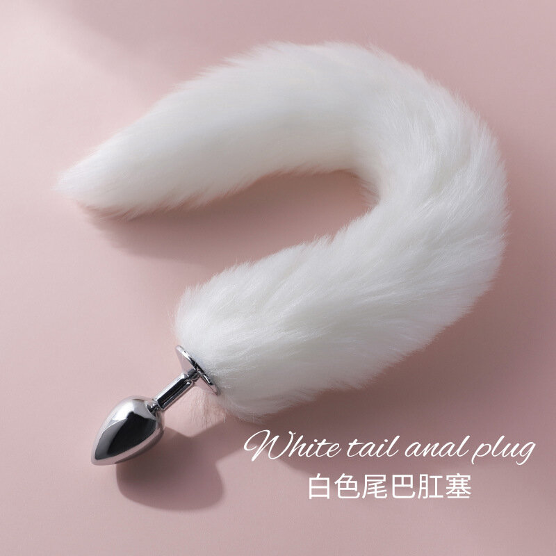 Мини-анальная пробка SM с хвостом лисы, анальная стимуляция, анальное расширение, тренировочный реквизит, товары для секса для взрослых