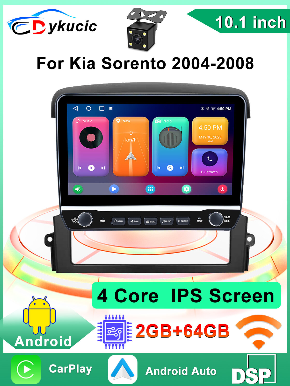 Магнитола для Kia Sorento 2004-2008