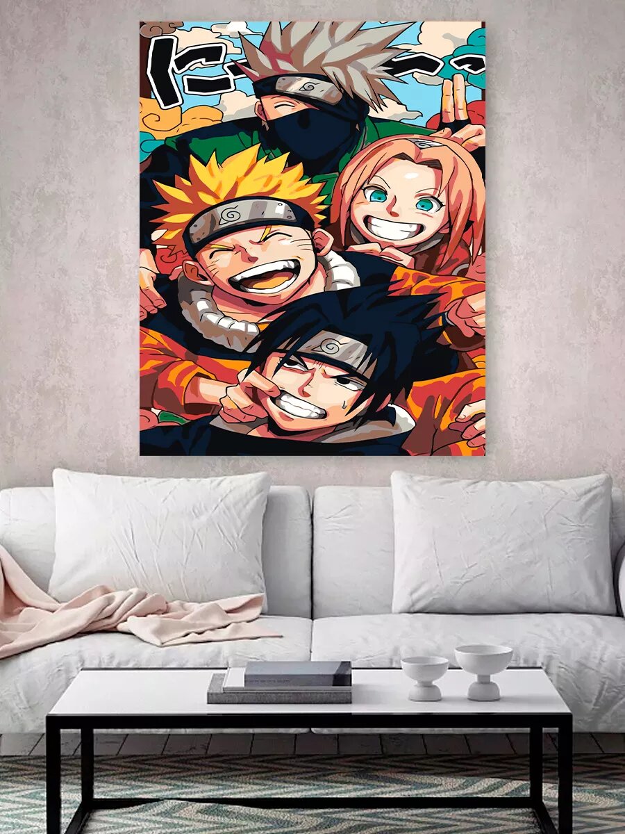 Картина по номерам Аниме