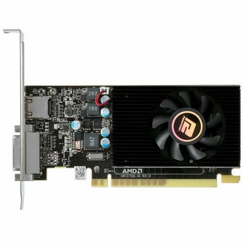 Видеокарта PowerColor AMD Radeon R7 240 (AXR7 240 2GBD5-HLEV2) - PCI-E 3.0, 2 ГБ, GDDR5, 64 бит, DVI-D, HDMI, GPU 730 МГц
