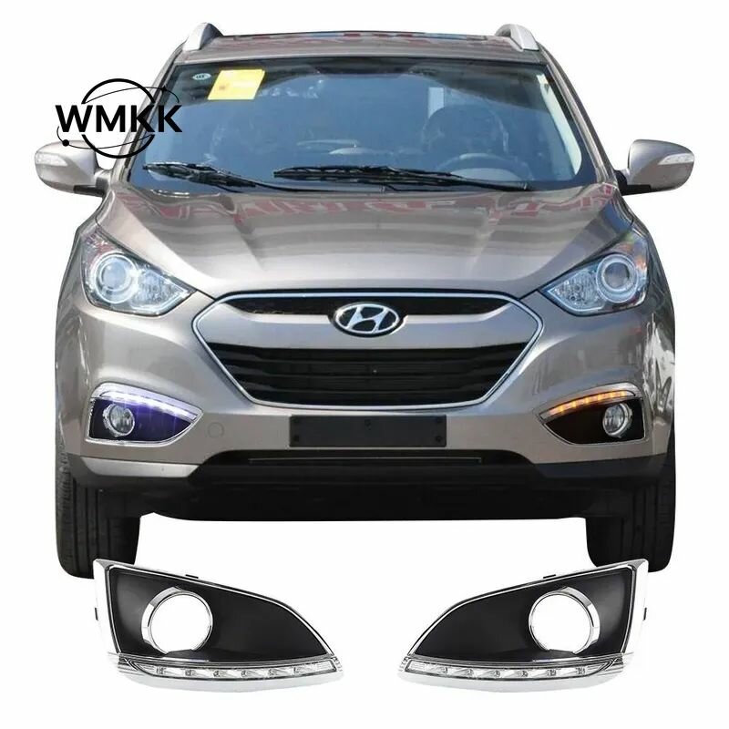 Фары автомобильные, Огни дневные ходовые, 2 шт, арт. Хендай IX35 2010-2012