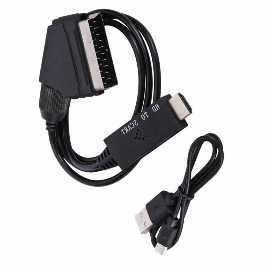 HDMI на SCART адаптер с питанием