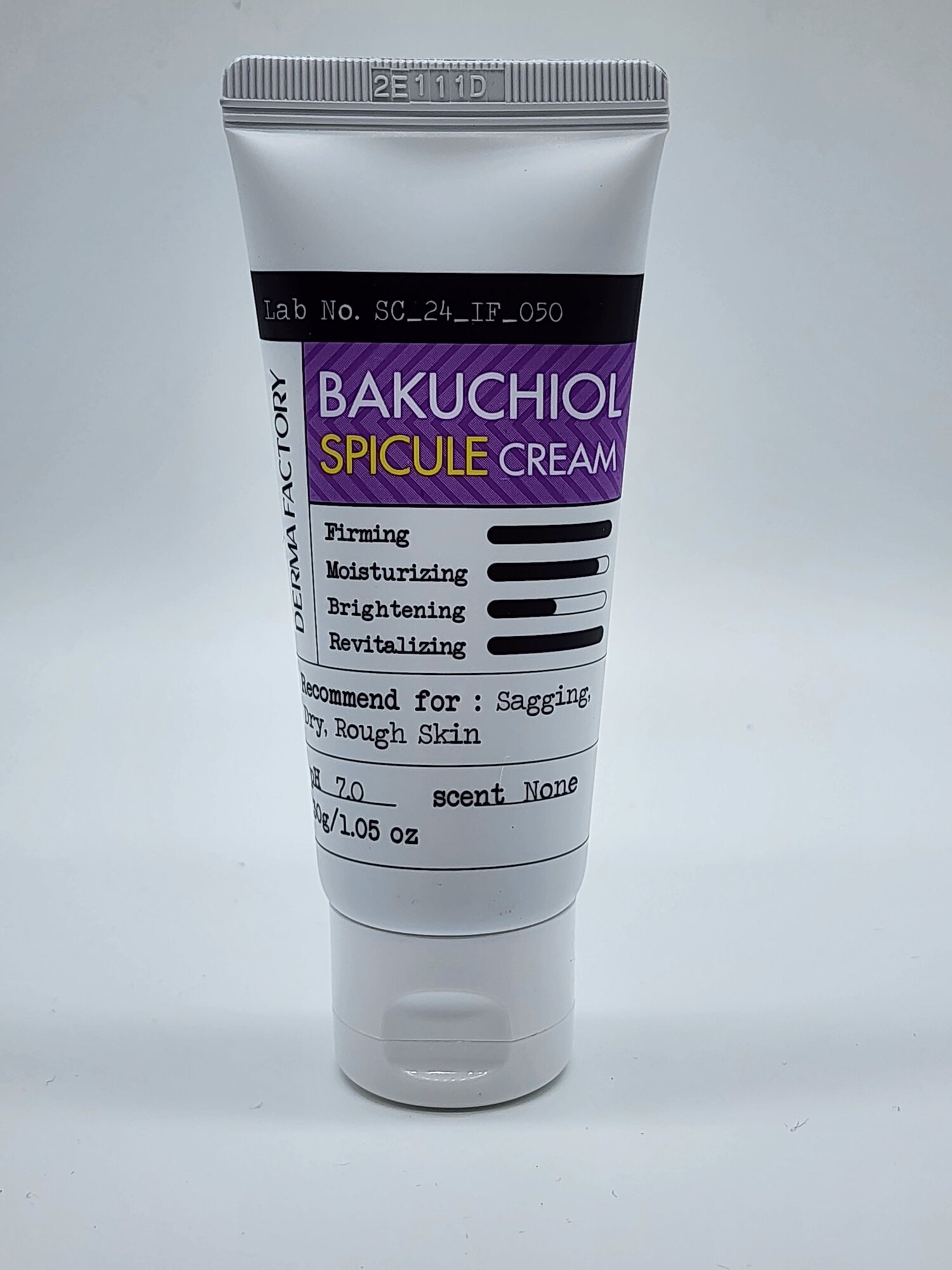 Derma Factory Крем антивозрастной с 1% бакучиола и спикулами Bakuchiol spicule cream 30 мл.