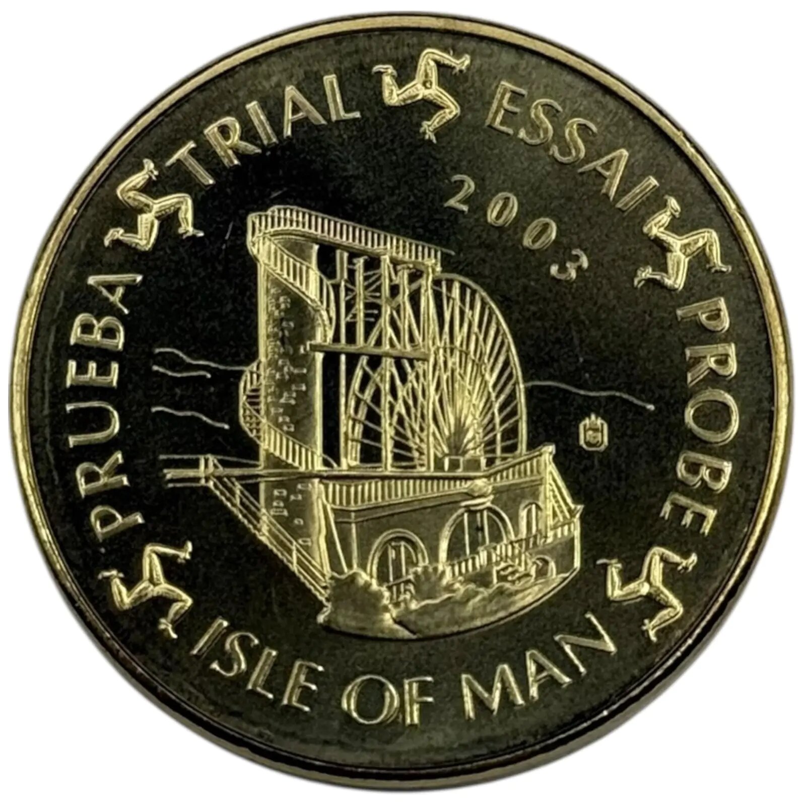 Остров Мэн 50 евроцентов 2003 г. Specimen (Проба)