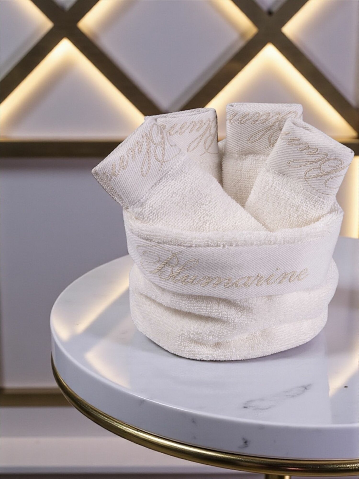 Корзинка сет из 4 полотенец Blumarine home collection SPA