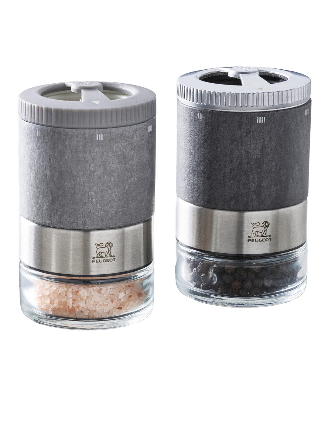 Набор мельниц для соли и перца Peugeot Maestro Duo 11см серебристый