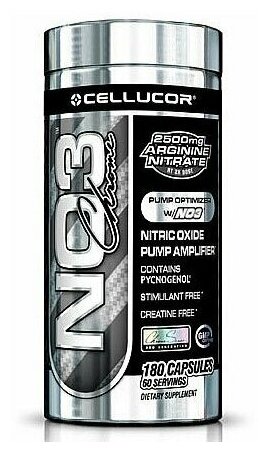 CELLUCOR Оксид азота NO3 Chrome180капс.