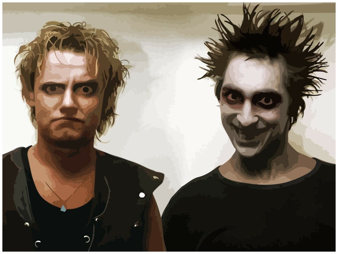 Картина по номерам на холсте король и шут - 596