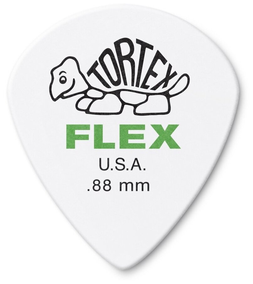 468R.88 Tortex Flex Jazz III Медиаторы, 72шт, толщина 0.88мм, Dunlop