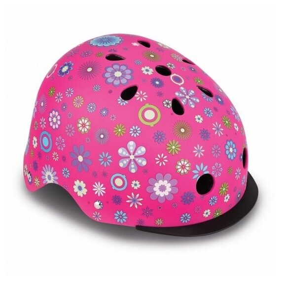 Шлем защитный Globber Elite Lights XS/S (48-53см), Розовый