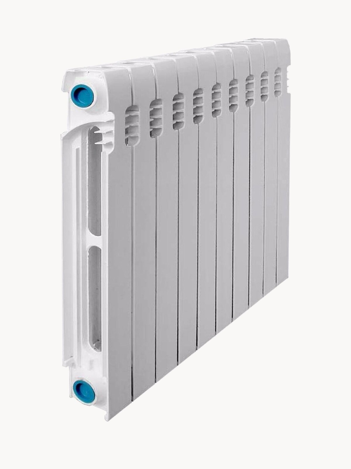 Радиатор чугунный 500 10 секций RAL 9016 (Белый) Qну=1240 Вт Ogint