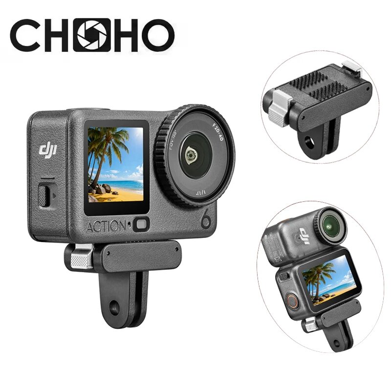 Для DJI Osmo NANO Action 6, магнитный быстроразъемный адаптер для крепления на основании, магнитный штатив с 2 свинцами, аксессуары для DJI Action6