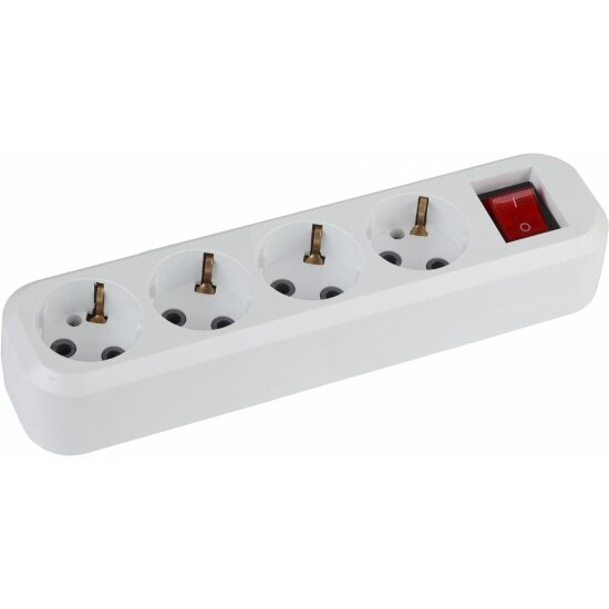 Колодка Эра 4гн, зазeмл, выкл KX-4es (Б0028344)