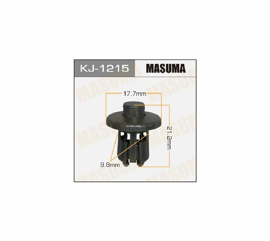 Клипса автомобильная (автокрепеж) MASUMA 1215
