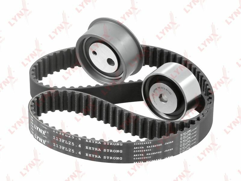 LYNXauto Комплект ремня ГРМ для HYUNDAI Elantra(XD) 2.0 00-06 / Lantra II 2.0 96-00 / Tucson 2.0 04-10 / Trajet 2.0 04-08 / Coupe 2.0 96-09, KIA Cerato/Spectra(LD) 2.0 04> / Sportage(JE) 2.0 04> / Carens II 2.0 04>