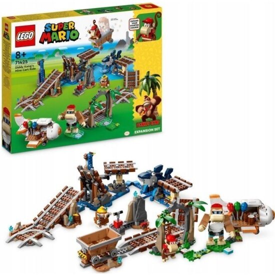 Конструктор Lego Super Mario 71425 Поездка Дидди Конга в вагонетке. Дополнительный набор