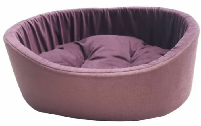 HOMEPET Лежак для домашних животных Montana №3, насыщенный виноград, 57 см х 45 см х 20 см