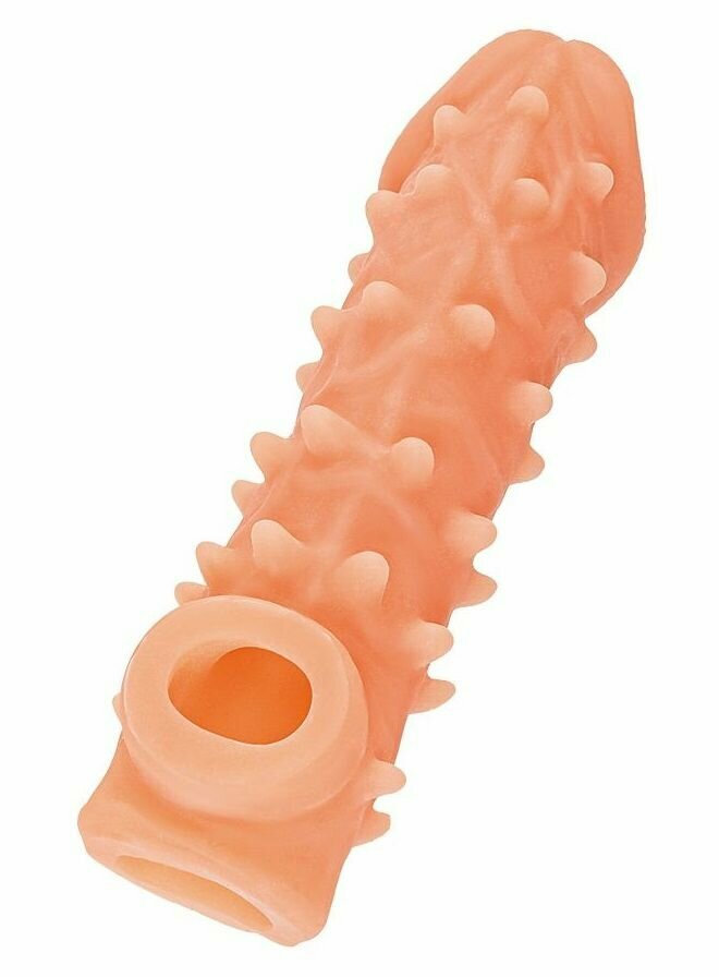 Закрытая насадка с пупырышками Kokos Cock Sleeve 5, размер L