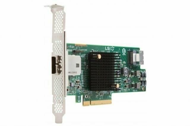 Контроллер LSI 9217-4i4e(9207-4i4e) SAS-SATA HBA 1xSFF-8088 + 1xSFF8087 Int 6G PCI-E, HPE fw