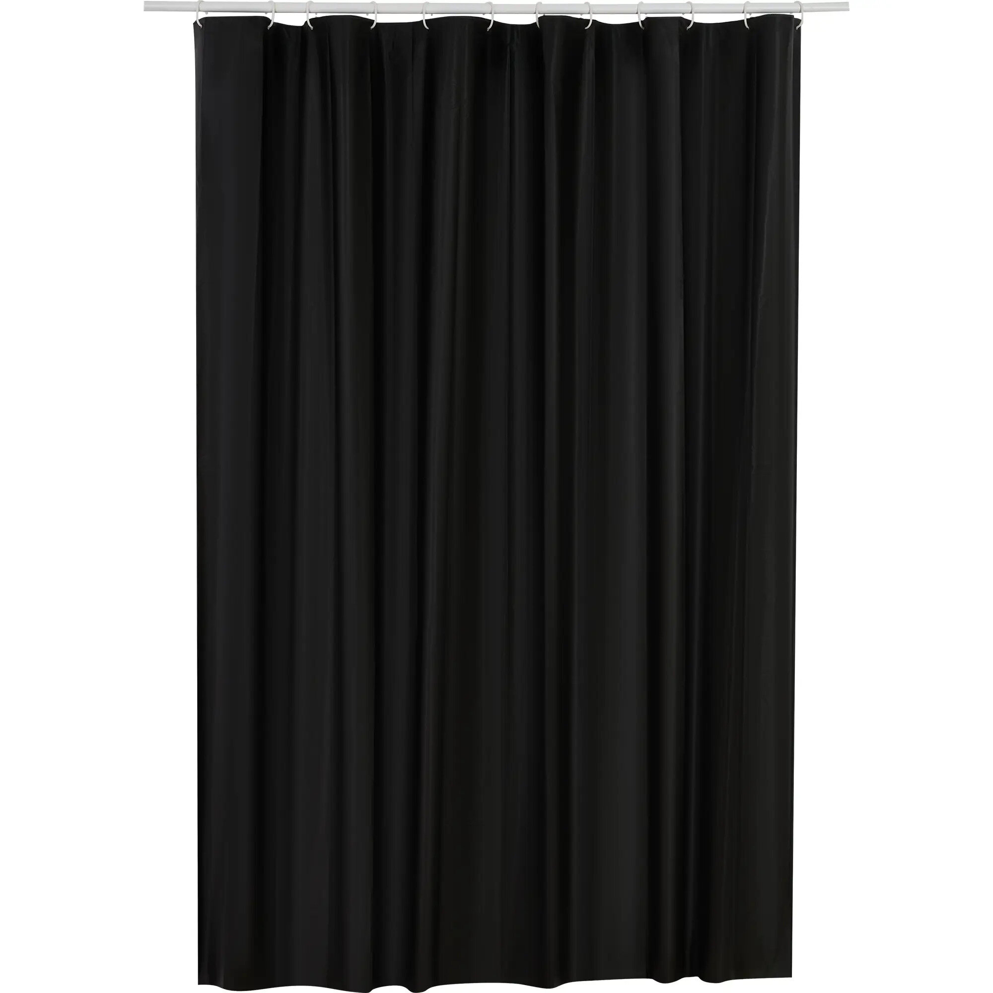 Штора для ванной Аквалиния PE7210J, PEVA 180х200 см, цвет черный