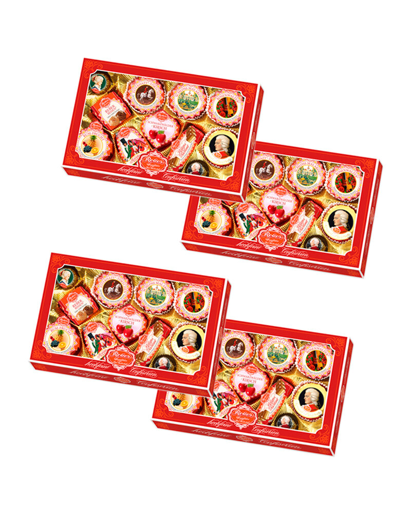 Шоколадные Конфеты Reber Ассорти 380 гр. - 4 шт