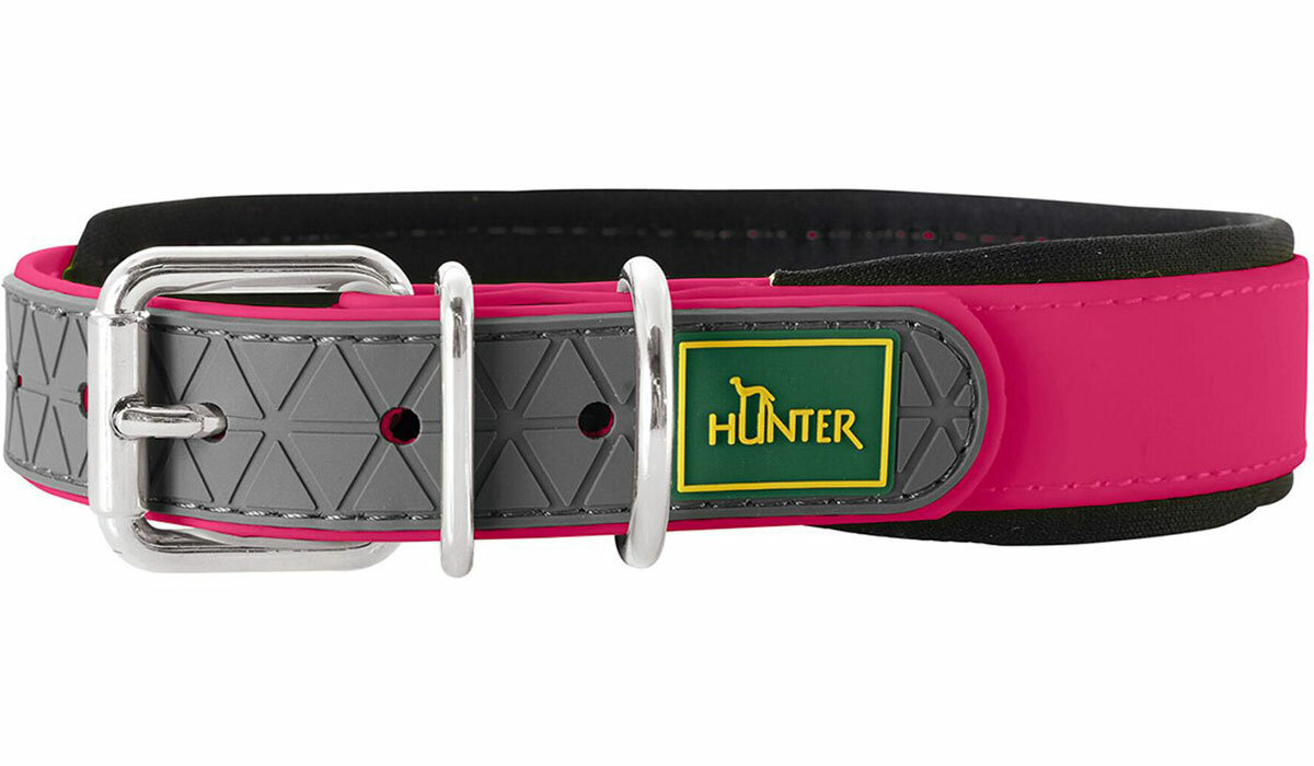Ошейник для собак Hunter Convenience Comfort 50 M биотан мягкая горловина ягд роз 25 мм 37-45 см NEW