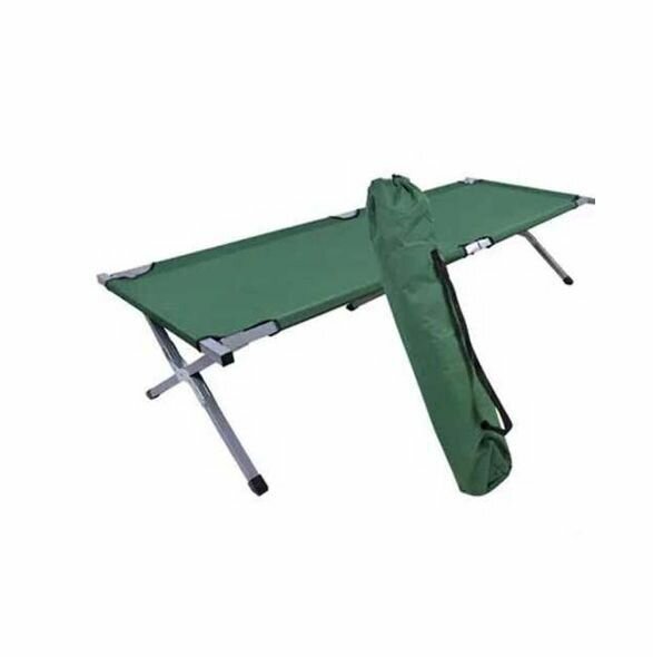 Раскладушка стальная складная с чехлом нагрузка 150кг COOLWALK 190см*64см*43см
