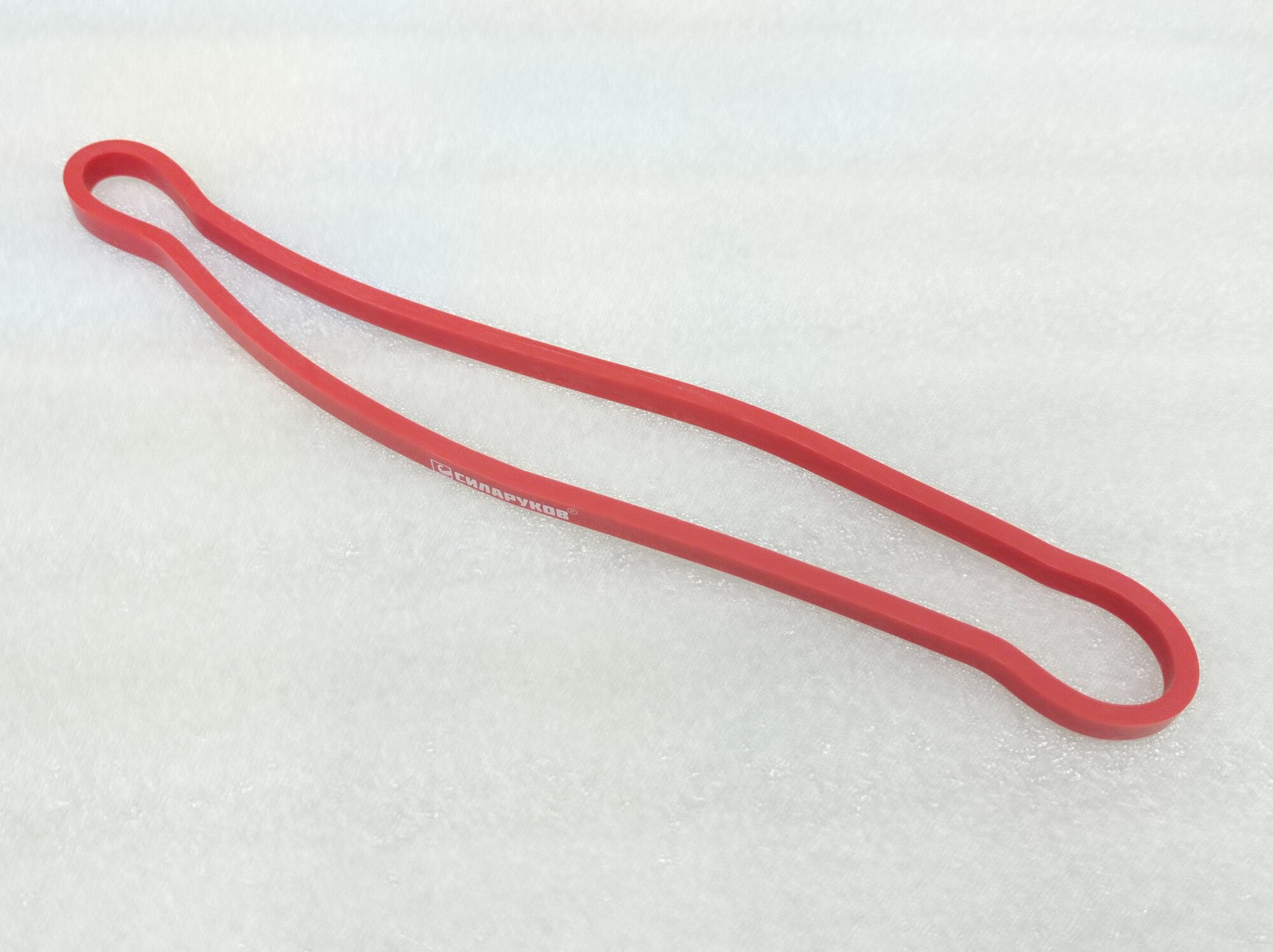 Эспандер-кольцо короткий резиновый Силаруков (нагрузка №1, красный, окружность 60 см)