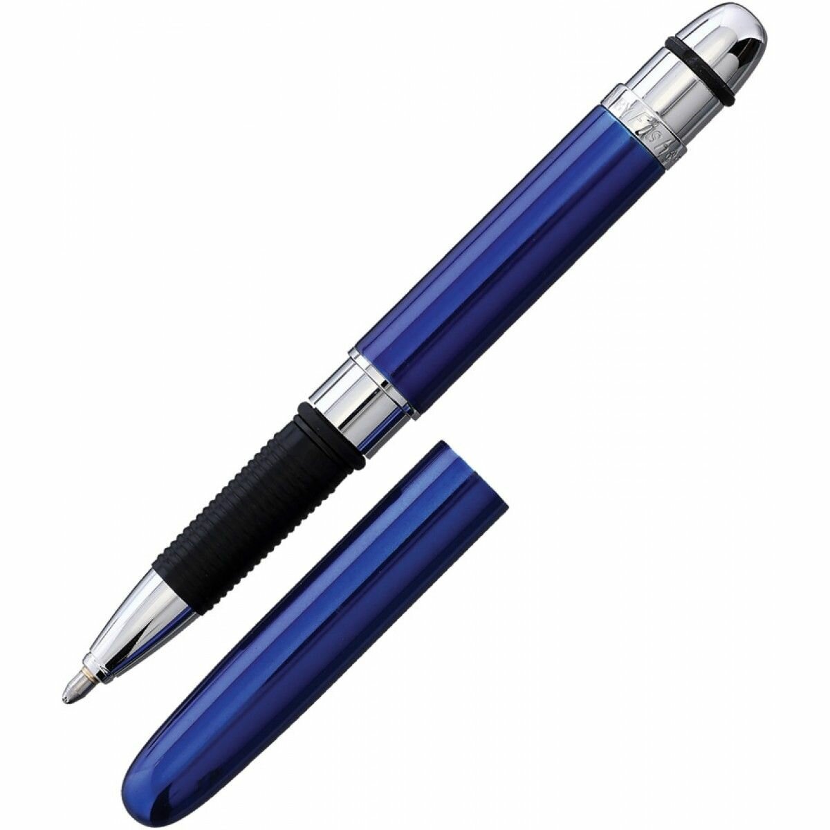 Космическая шариковая ручка с упором для письма Fisher Space Pen Bullet (Lacquered Blue)