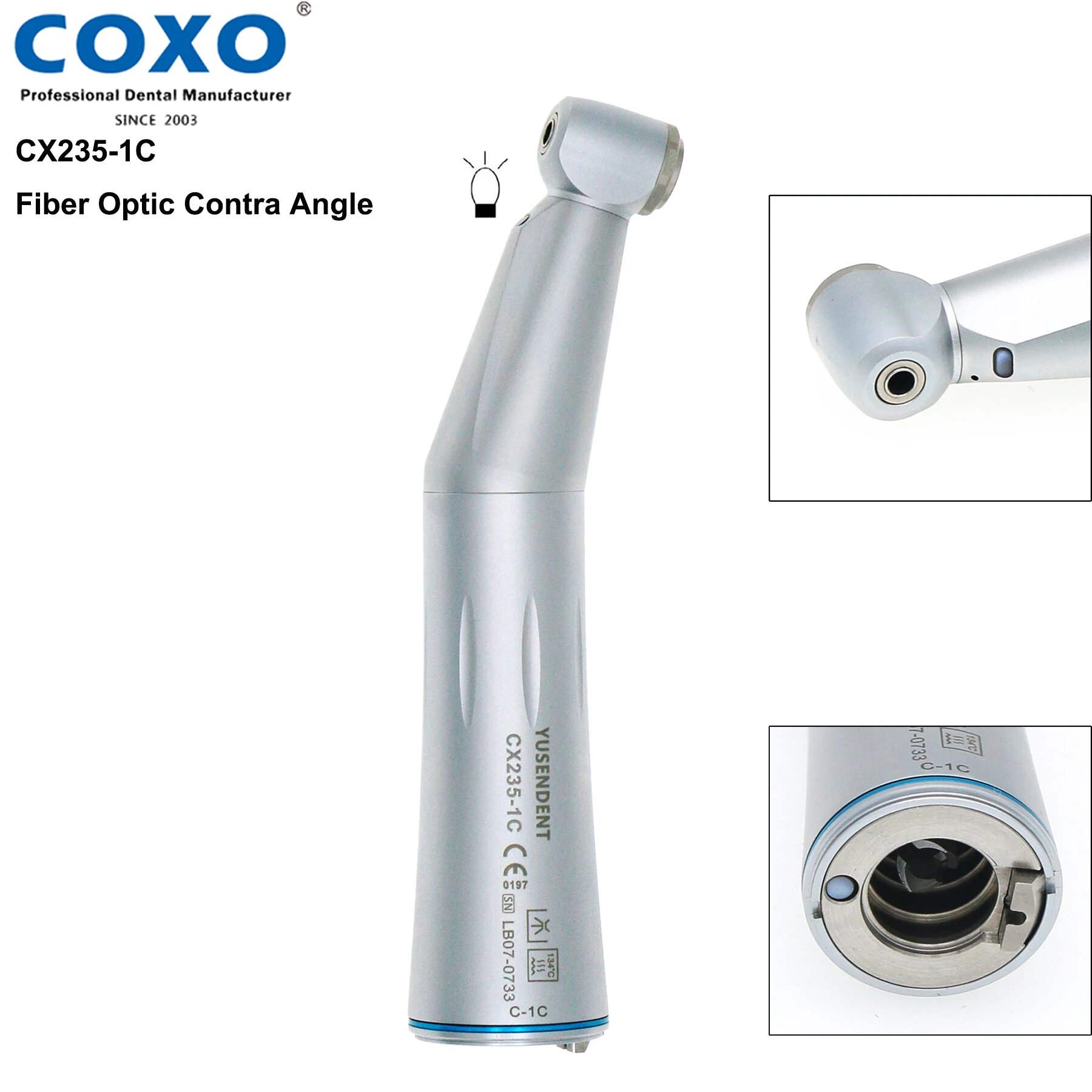 COXO Fiber Optic Contra Angle CX235-1C