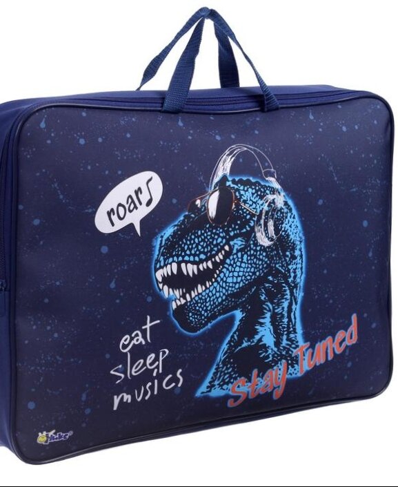 Папка сумка для рисунков и уроков технологии и труда А-3 на молнии с ручками