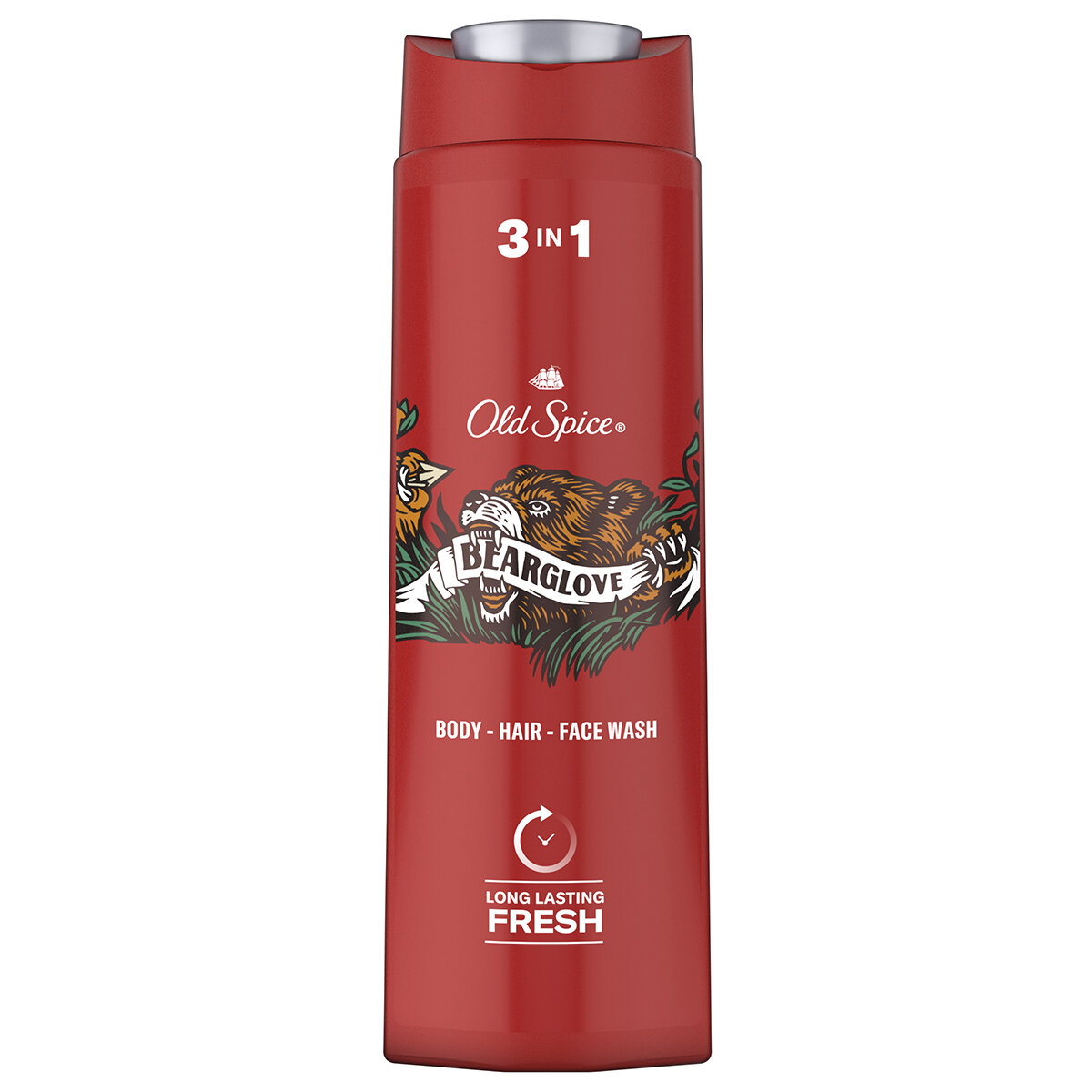 Гель для душа + шампунь для волос Old Spice мужской 2в1 Bearglove 400мл