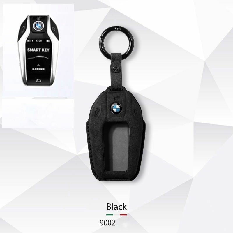 Чехол для смарт ключа BMW Итальянская Алькантара / Чехол для ключей БМВ G20d G30 G32 G11/G12 G01 G02 G05 G06 G07