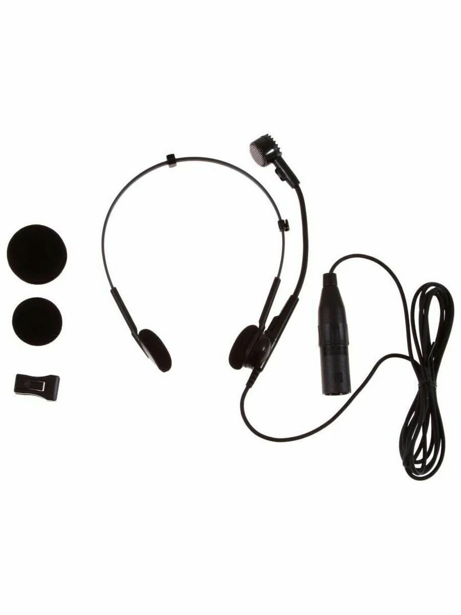 Микрофон проводной Audio-Technica PRO 8HEx, разъем: mini XLR, черный