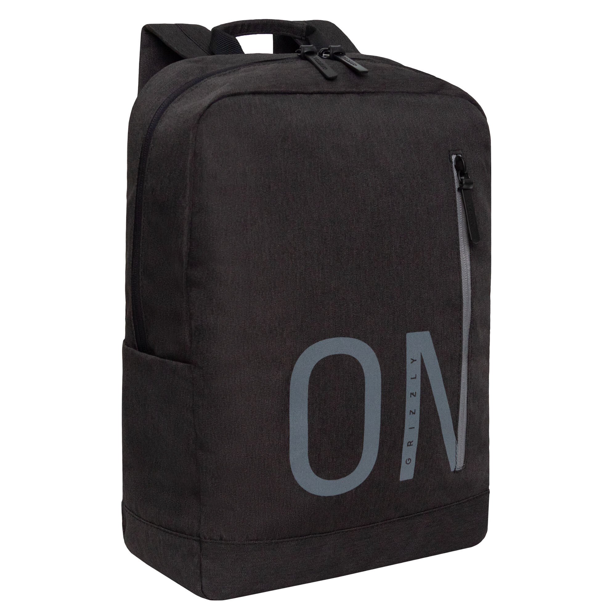 Городской бизнес рюкзак GRIZZLY, RQL-413-1 черный, 28х42х12