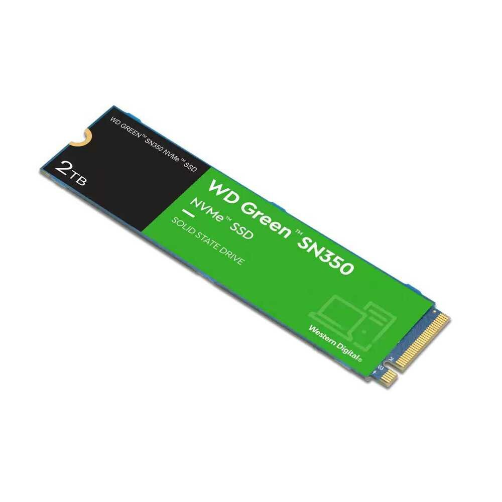 SSD-накопитель WD Green SN350, 2TB, M.2, QLC, 3200/3000MB/s, 100TBW