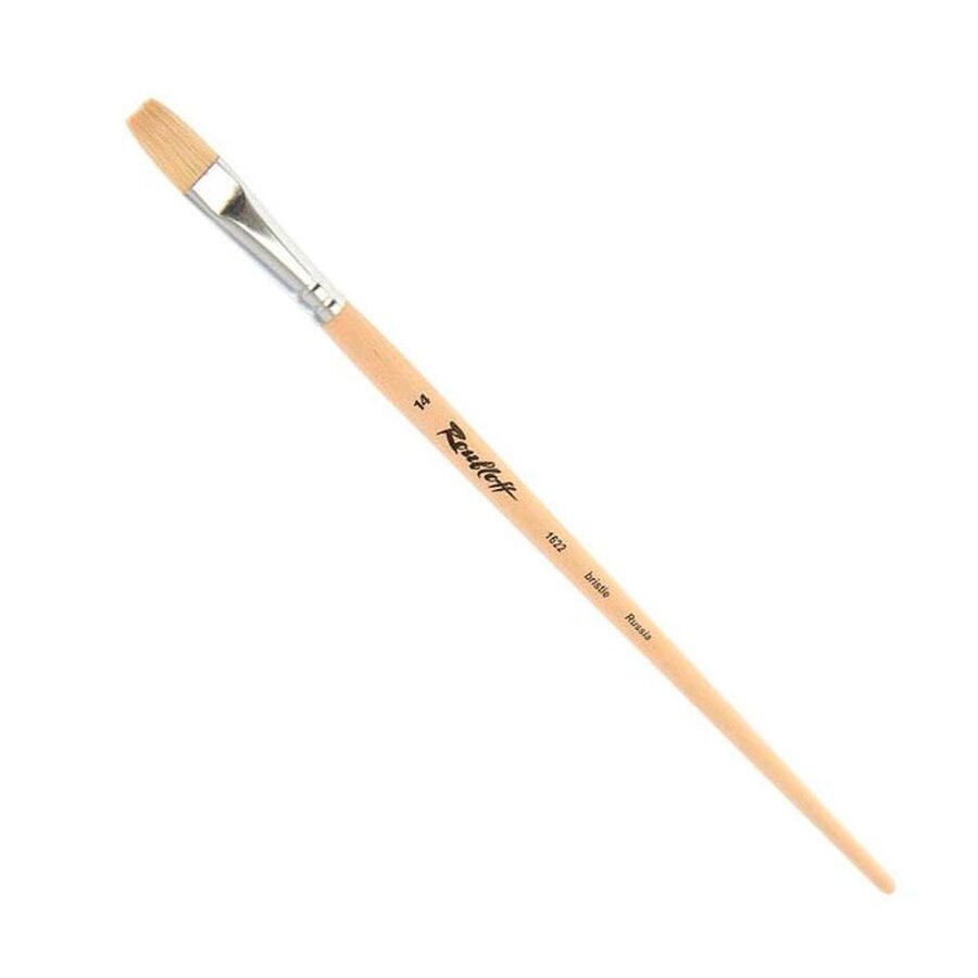 Кисть Roubloff щетина плоская №14 серия 1622