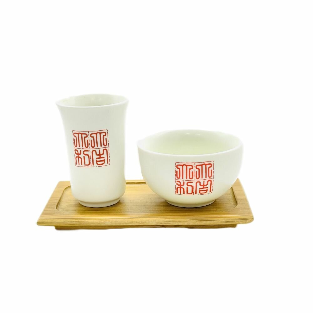 Чайная пара"Тюльпан" фарфор