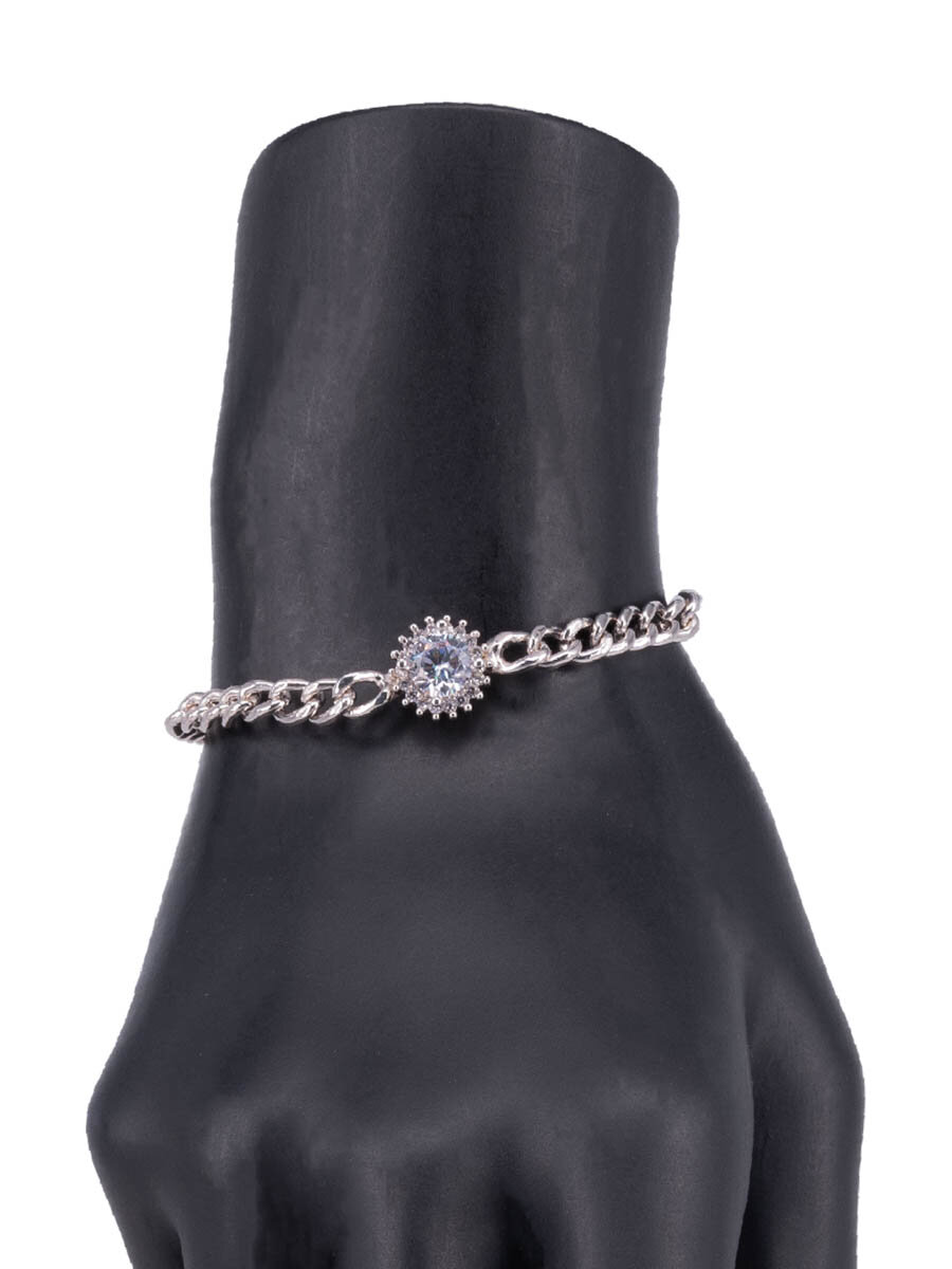 Жесткий браслет, стразы