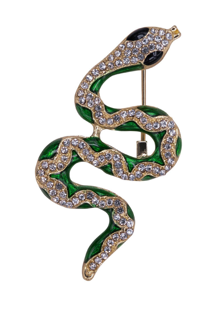 Брошь, стразы