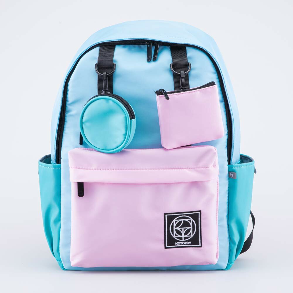 Рюкзак школьный с кошельком котофей 02804363-40 размер выс. 42 см