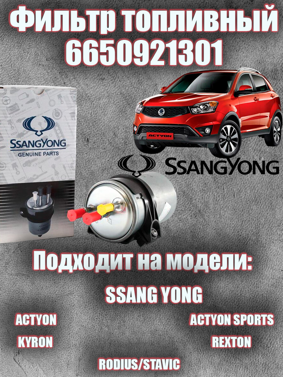 Фильтр Топливный Ssang Yong 6650921301