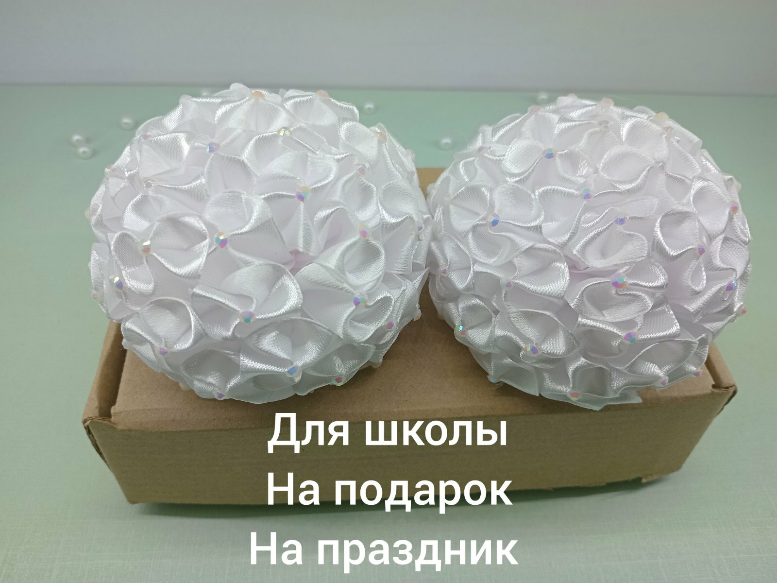 Банты для волос ручной работы