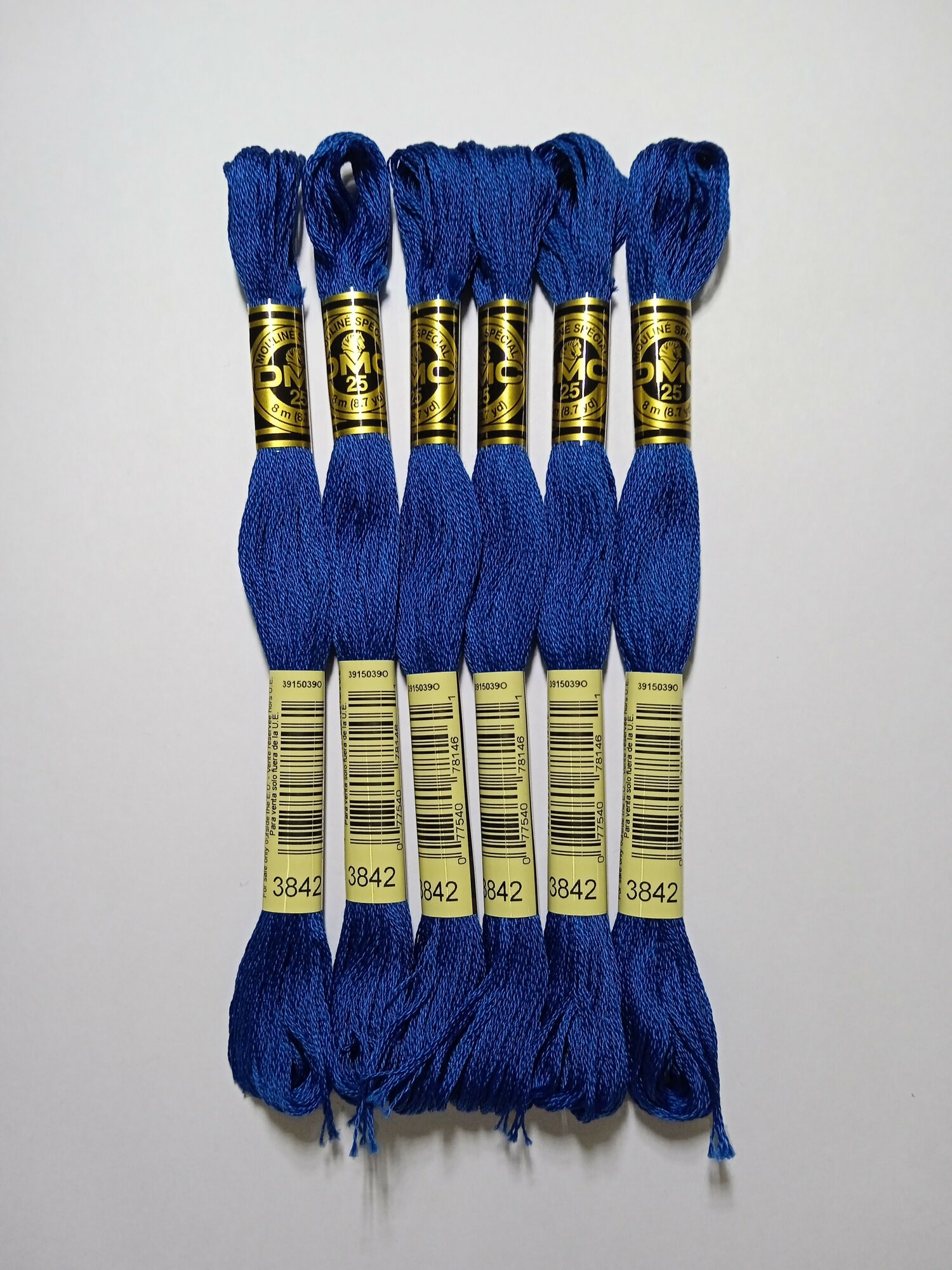 Набор ниток мулине, 8 м, 6 шт DMC-3842_6
