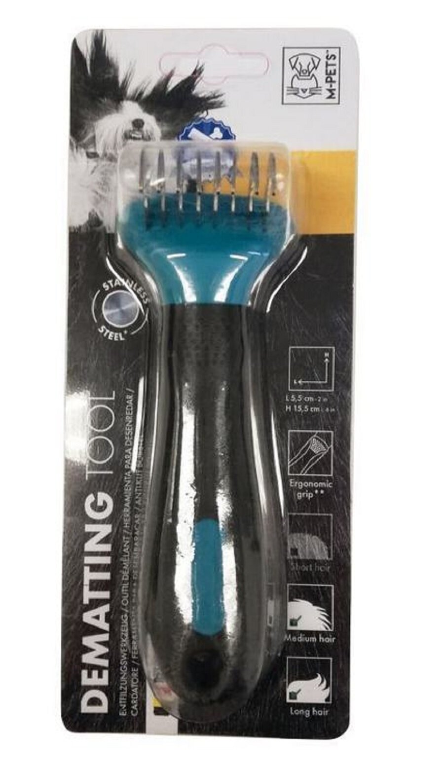 M-PETS Колтунорез 5,5х15,5 см