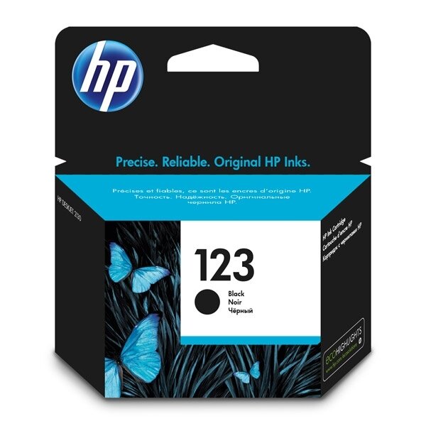 Картридж струйный HP 123 (F6V17AE) черный, 120 стр, для DeskJet 2130